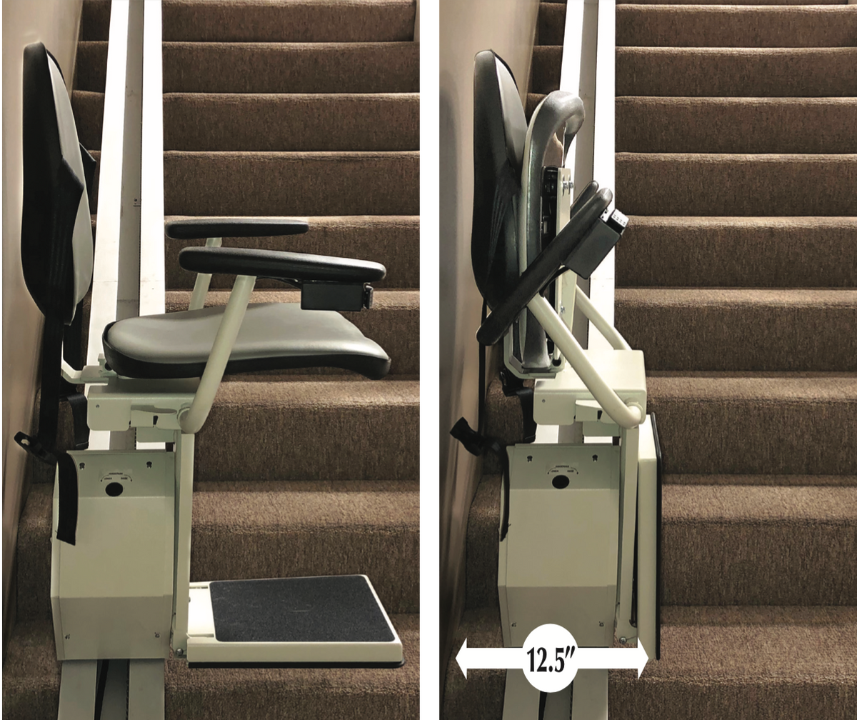 Curved Stair Lift Alternative | Two Straight Stair Lift Package ...